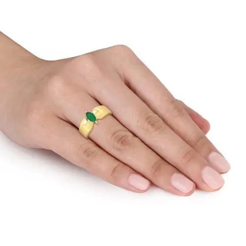 JULIANNA B. Gemstone Ring 10k Gold