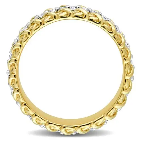 JULIANNA B. 14k Diamond Twisted Ring