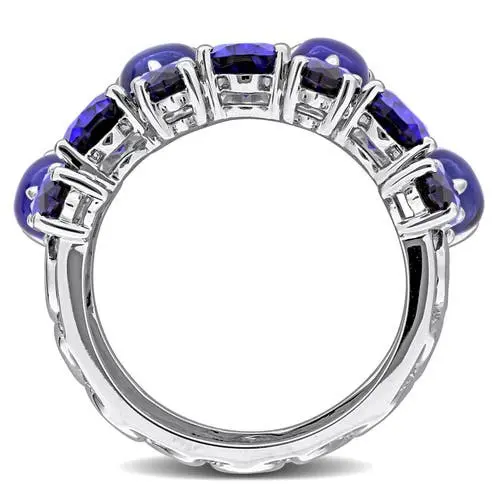 JULIANNA B. 14k White Gold Lab-created And Lab Grown Diamond Eternity Ring