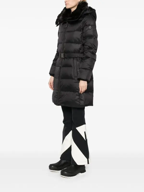 Michael Kors 3/4 Belted Puffer Coat