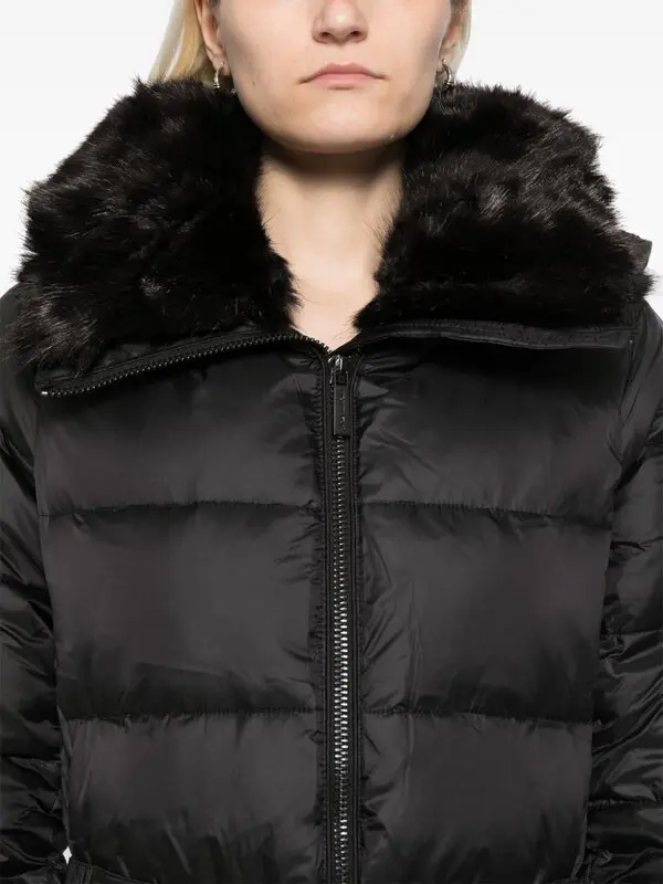 Michael Kors 3/4 Belted Puffer Coat
