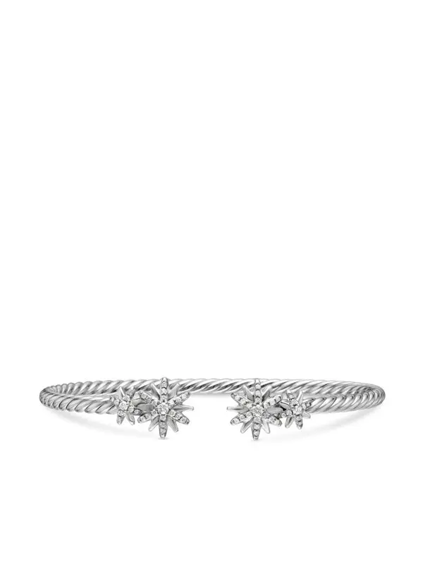 David Yurman Starburst Diamond Bracelet - Silver