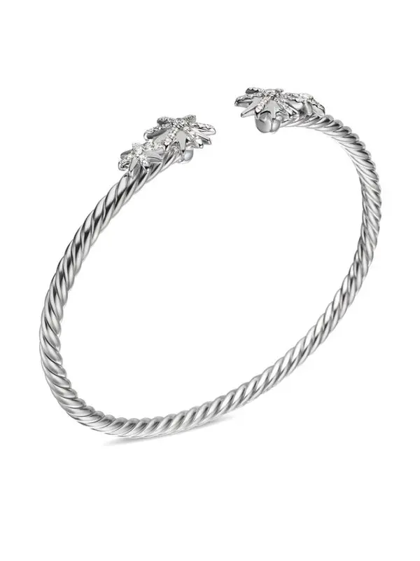 David Yurman Starburst Diamond Bracelet - Silver