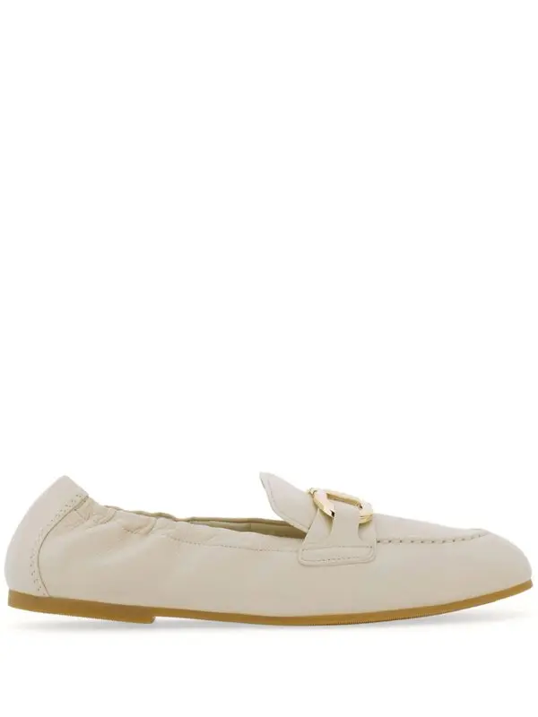 FERRAGAMO Elasticated Leather Loafers