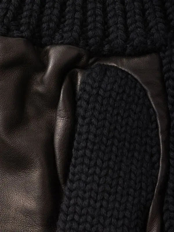 Prada Panelled Gloves
