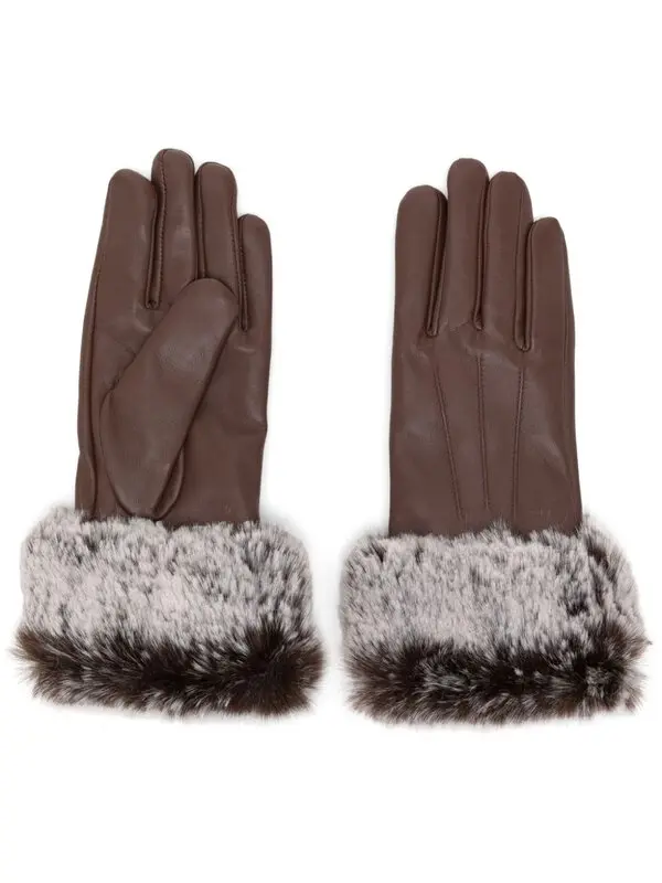 DENTS Sarah Full-finger Gloves - Brown