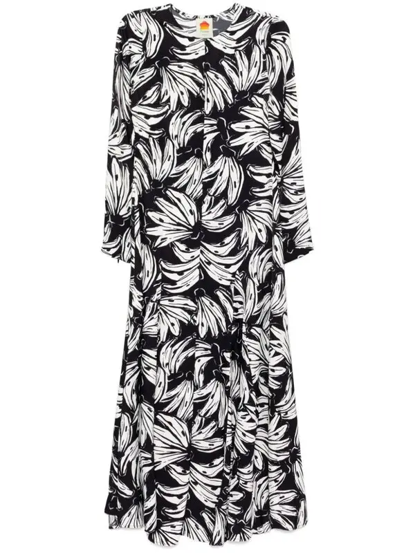 Farm Rio Bossa Banana Maxi Dress