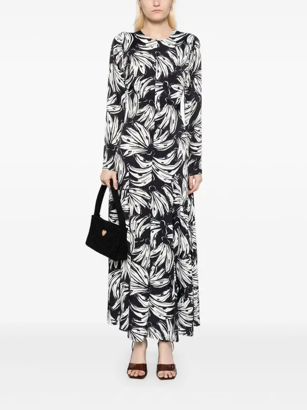 Farm Rio Bossa Banana Maxi Dress