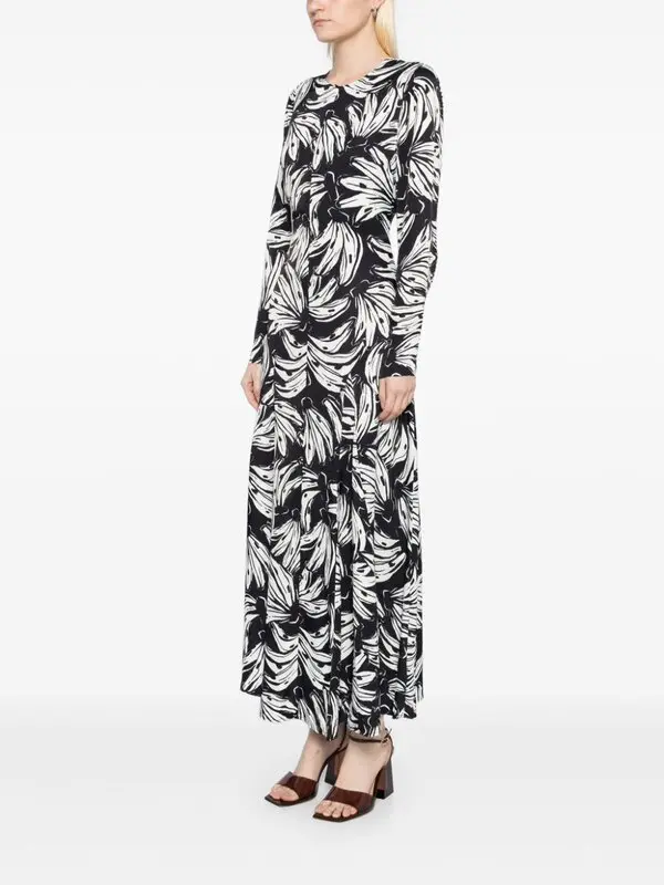 Farm Rio Bossa Banana Maxi Dress