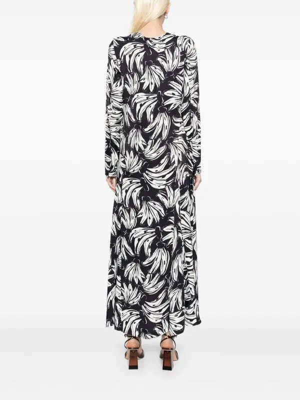 Farm Rio Bossa Banana Maxi Dress