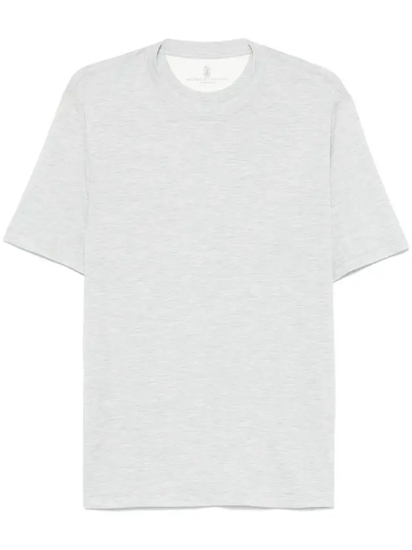 Brunello Cucinelli Crew-neck T-shirt - Grey
