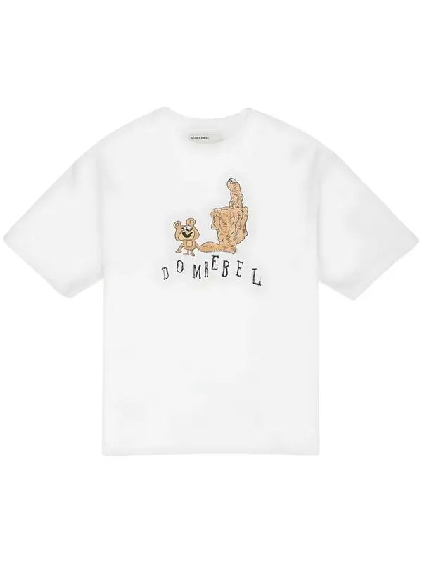 DOMREBEL Friendly T-shirt - White