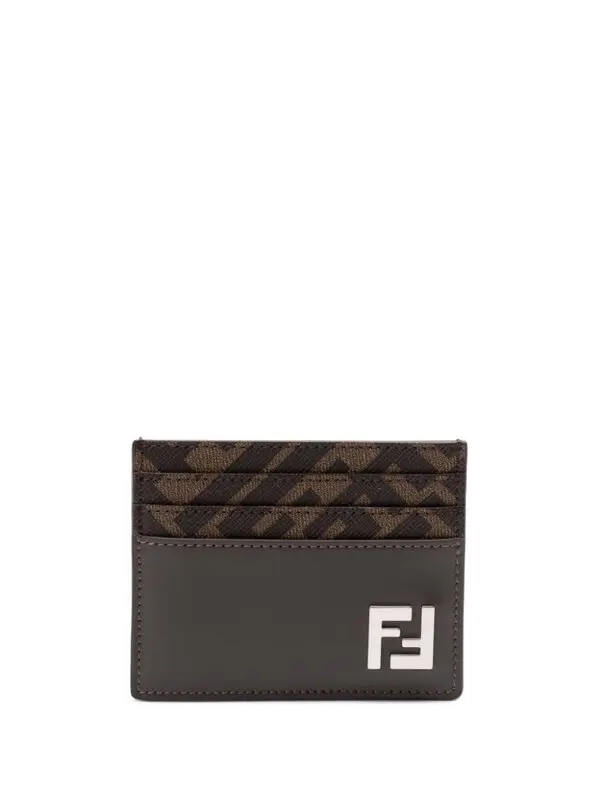 Fendi Ff Cardholder - Green
