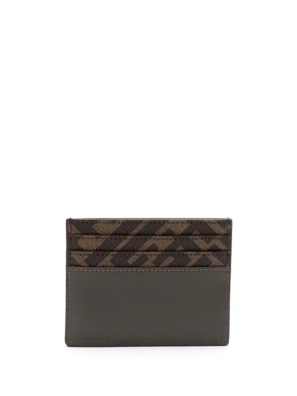 Fendi Ff Cardholder - Green