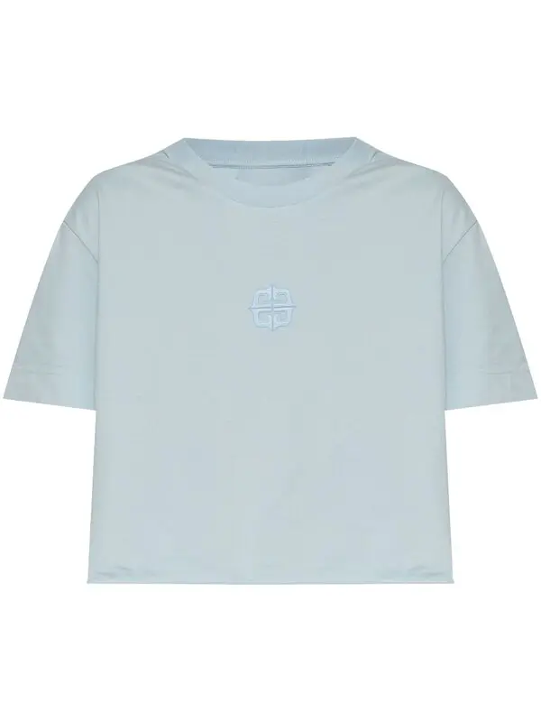 Givenchy Cropped 4g Liquid T-shirt