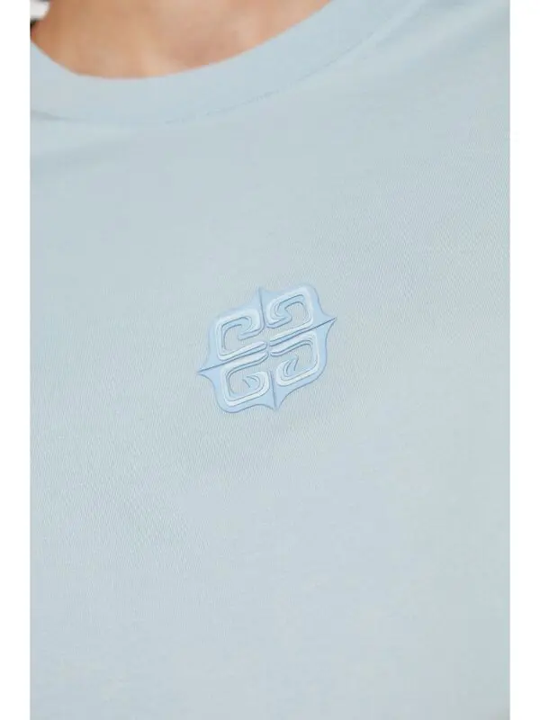 Givenchy Cropped 4g Liquid T-shirt