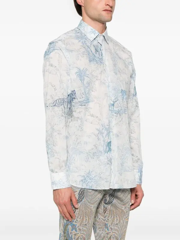 Etro Floral-print Shirt