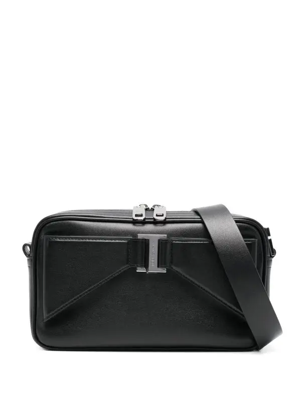 Dolce & Gabbana Leather Messenger Bag - Black