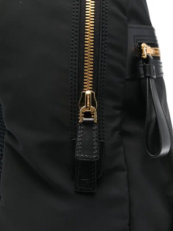 TOM FORD Logo-patch Backpack - Black
