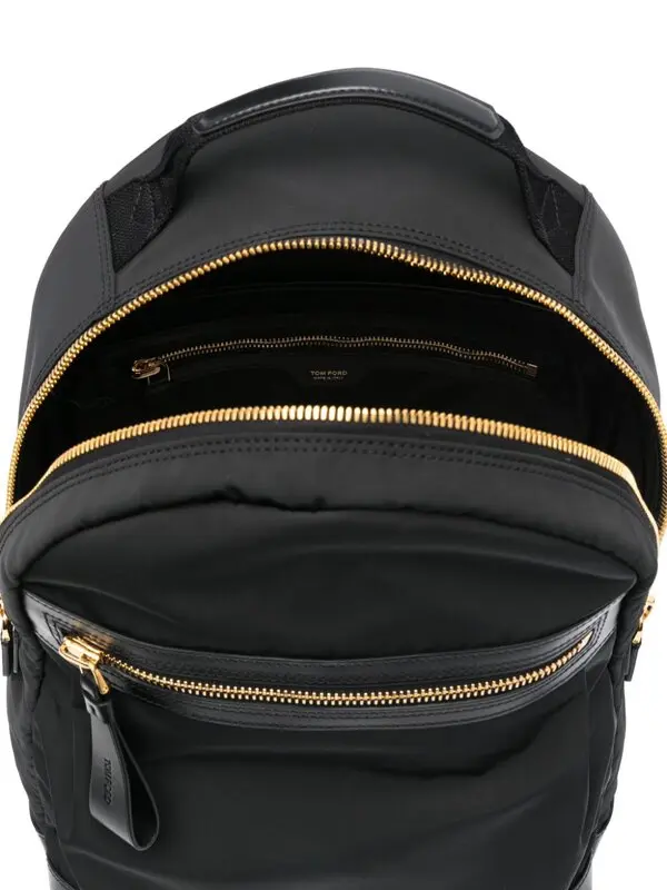 TOM FORD Logo-patch Backpack - Black
