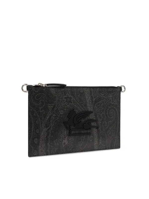 Etro Pegasu Patch Clutch