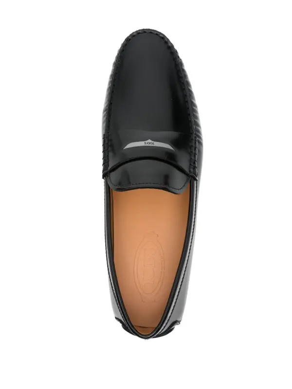TOD'S Leather Loafers - Black