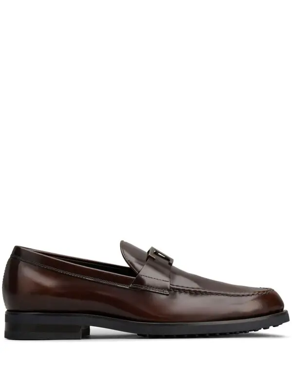 TOD'S T Timeless Leather Loafers