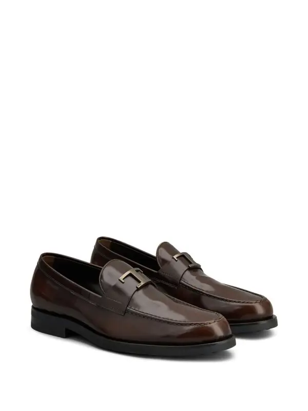 TOD'S T Timeless Leather Loafers