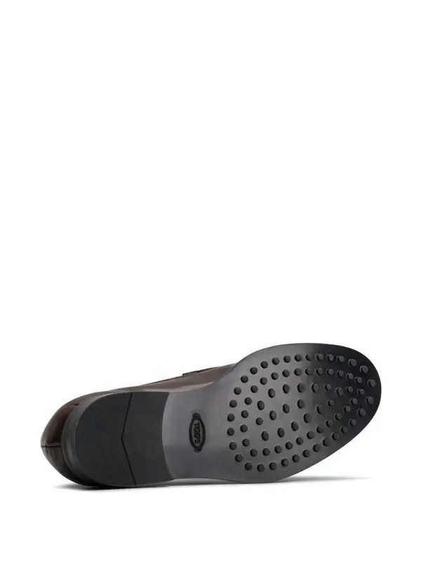 TOD'S T Timeless Leather Loafers