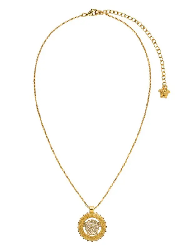 Versace Medusa '95 Crystal Necklace - Gold