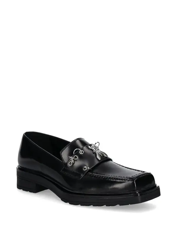 Patrizia Pepe Eyelet Loafers