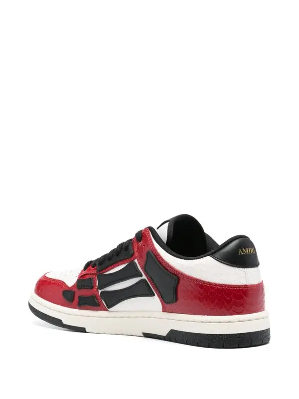 Amiri Snake Skel Sneakers - Red