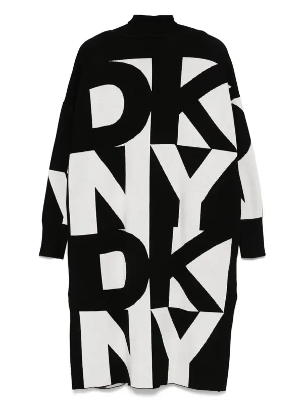 Dkny Logo-print Cardigan
