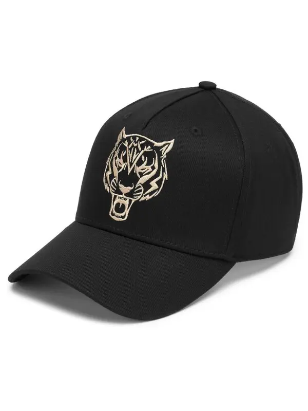 PLEIN SPORT Tiger Baseball Cap - Black