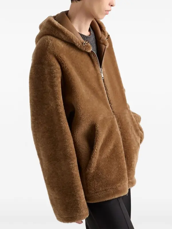 Prada Shearling Jacket - Brown