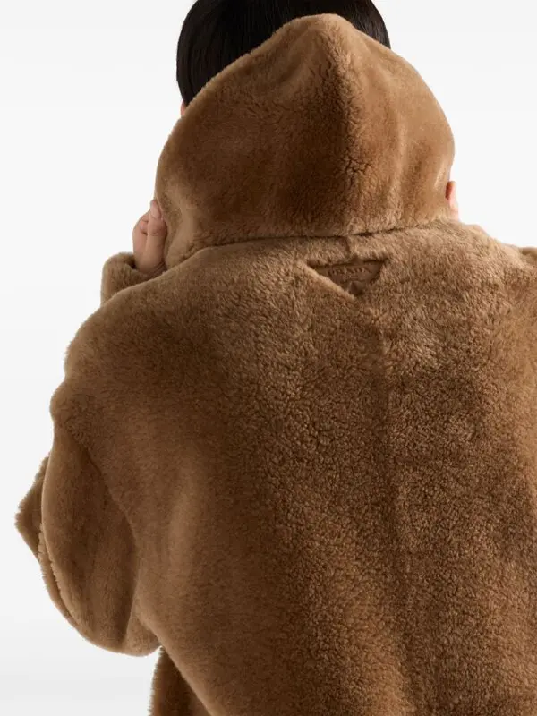 Prada Shearling Jacket - Brown