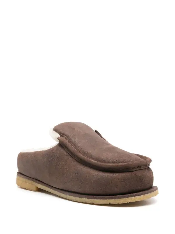 JW Anderson Padded Slippers - Brown