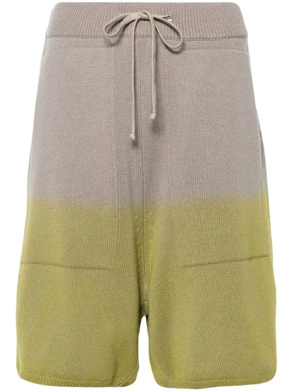 Moncler Knitted Shorts - Green
