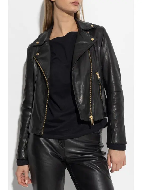 ALLSAINTS Dalby Leather Jacket - Black