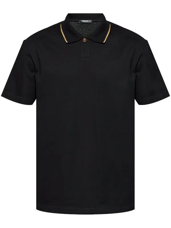 Versace Stripe-detail Polo Shirt