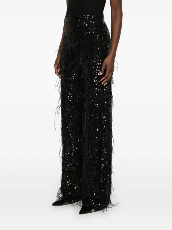 NISSA Sequin-embellished Trousers