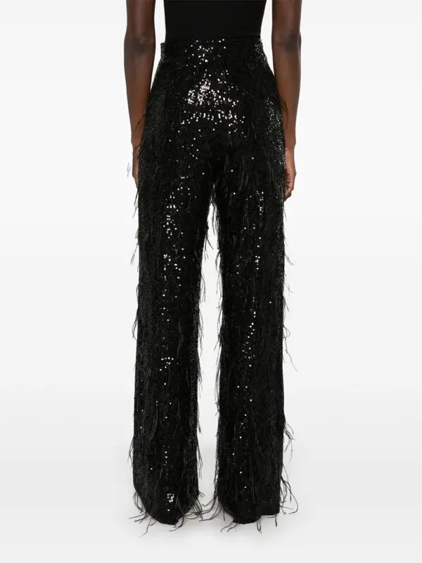 NISSA Sequin-embellished Trousers