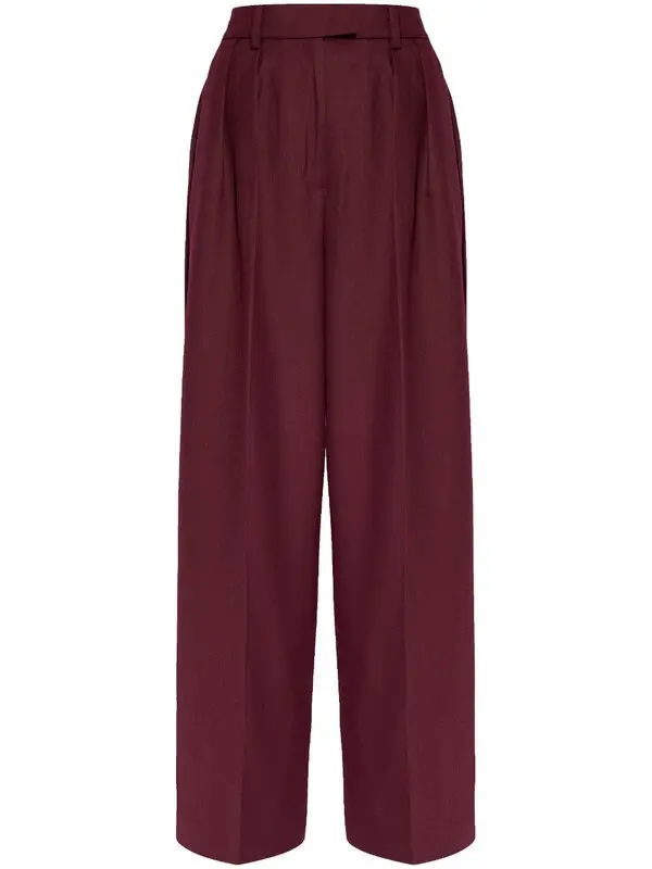 ANINE BING Lou Trousers - Red