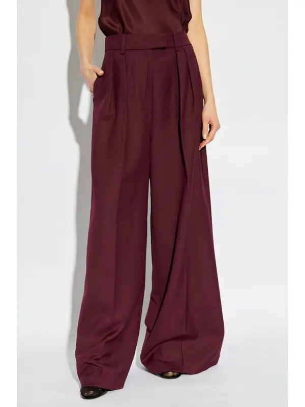 ANINE BING Lou Trousers - Red