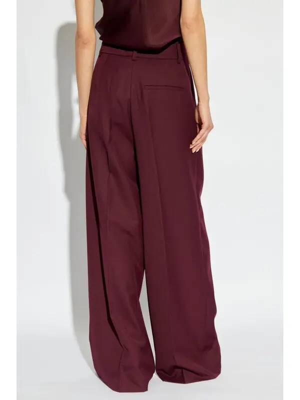 ANINE BING Lou Trousers - Red