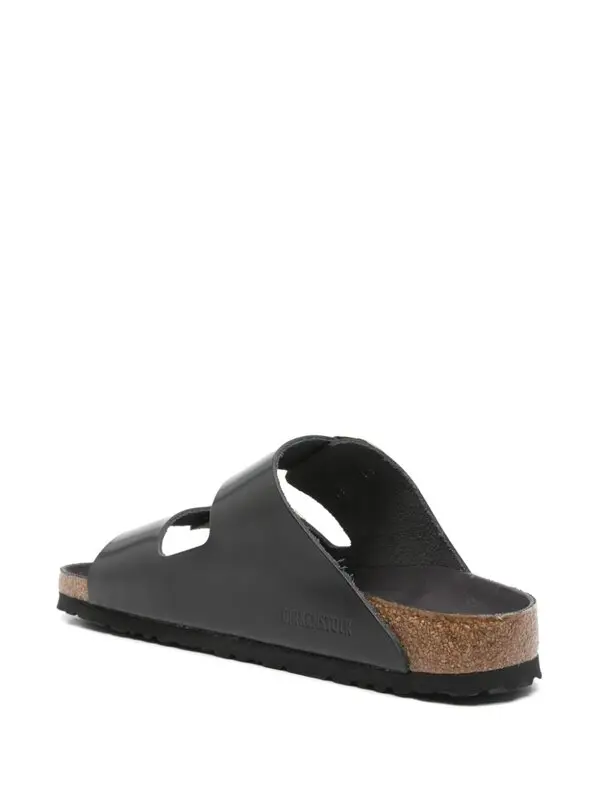 BIRKENSTOCK Arizona Big Buckle Slides - Brown