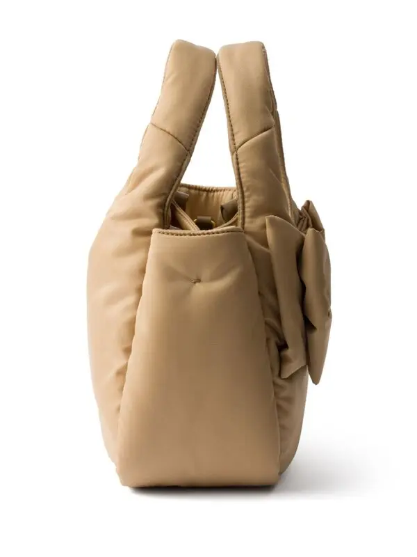 Prada Padded Re-nylon Mini Bag - Neutrals