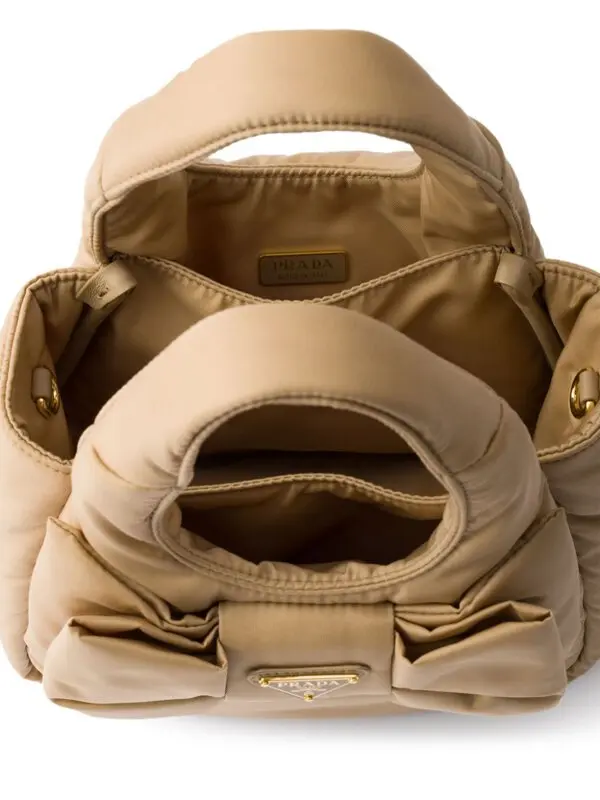 Prada Padded Re-nylon Mini Bag - Neutrals