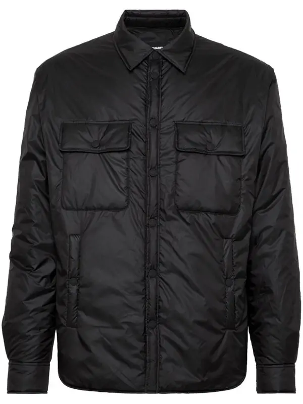 Dsquared2 Padded Shirt Jacket - Black