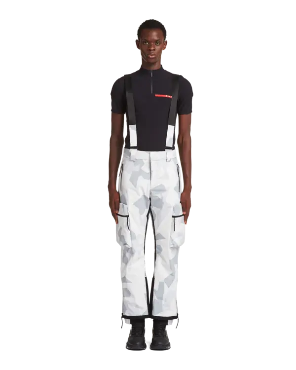 Prada Printed Technical Fabric Ski Pants